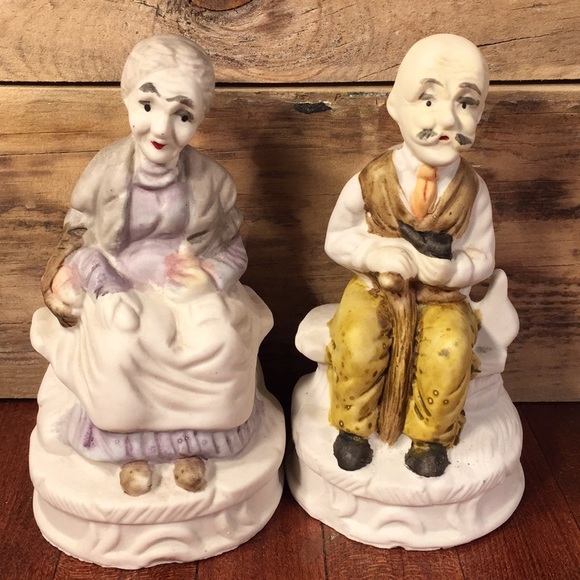 Accents | Vintage Set Of A Man And Woman Ceramic Figurines | Poshmark